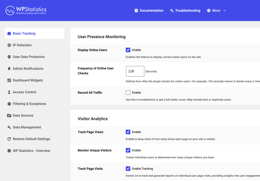 WP Statistics' Settings Just Got A Major Upgrade! - WP Statistics - WordPress Statistics Plugin